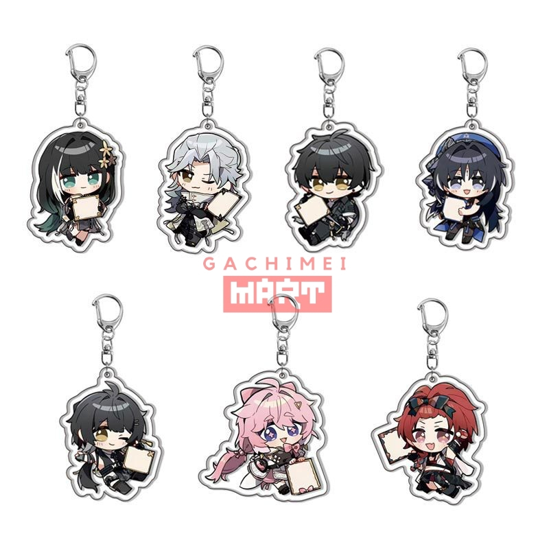GM Wuthering Waves Wuwa Characters with Clipboard 5 cm Acrylic ...