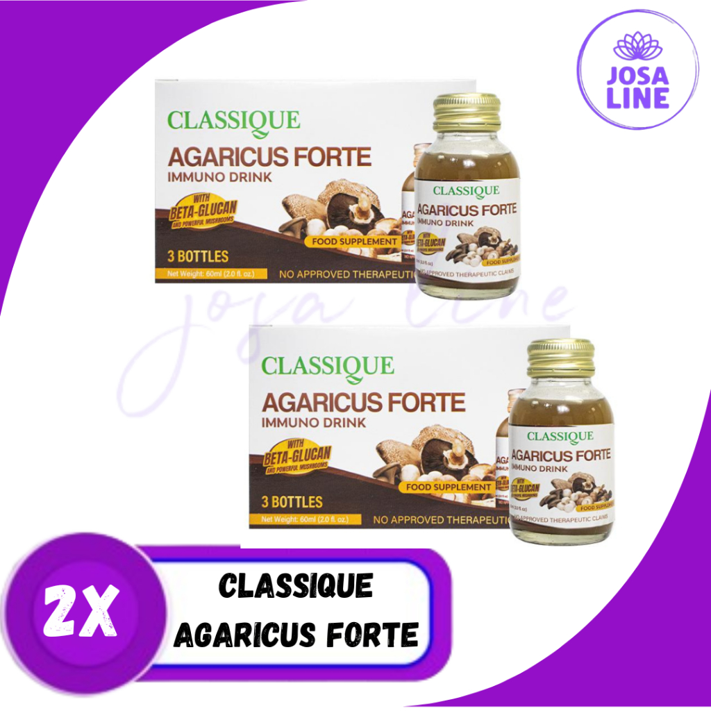 Classique Agaricus Forte Immuno Drinks (x2) | Shopee Philippines