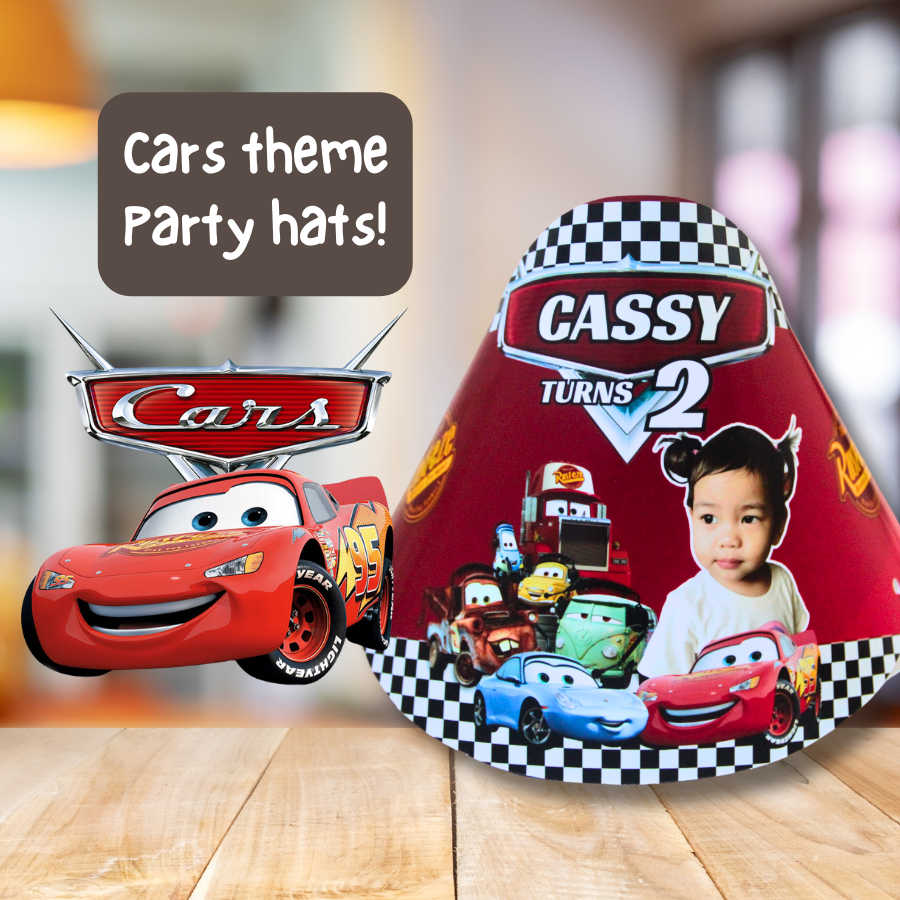 Cars Pixar theme Party hat kids | Shopee Philippines