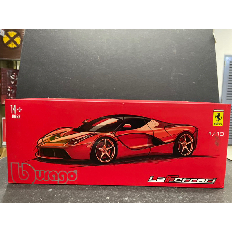 Bburago Shell 1:18 Diecast Ferrari Signature Series La Ferrari | Shopee ...