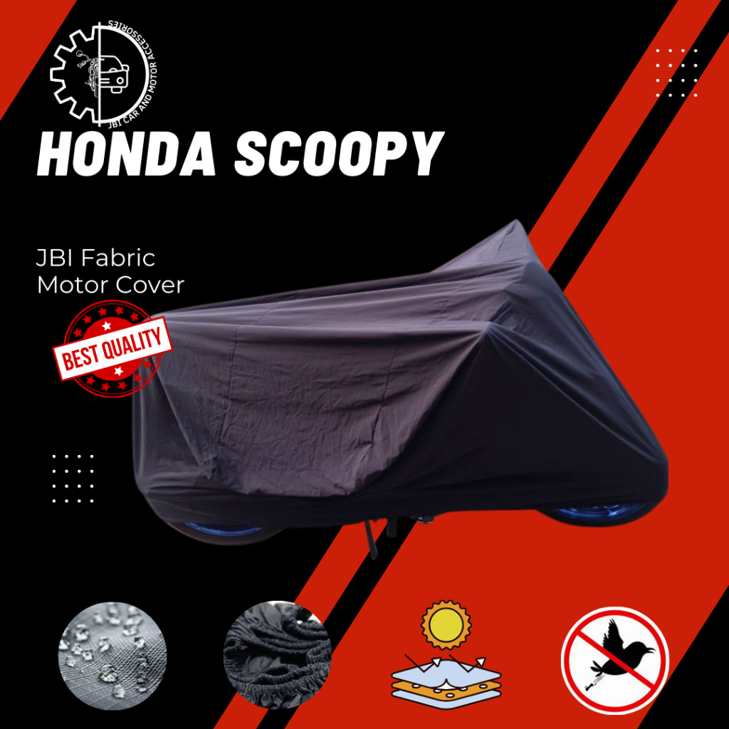 Honda Scoopy Water Repellant Motor Cover with and w/out Top Box ...