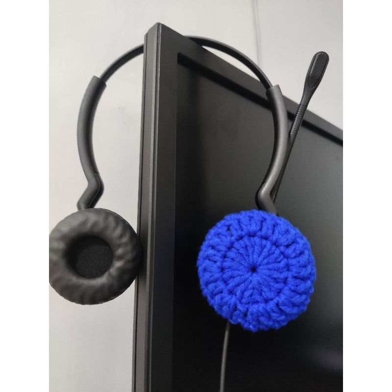 Part3 call center headset ear cover- gartered.(5.5cm to 6cm or 2 inches ...