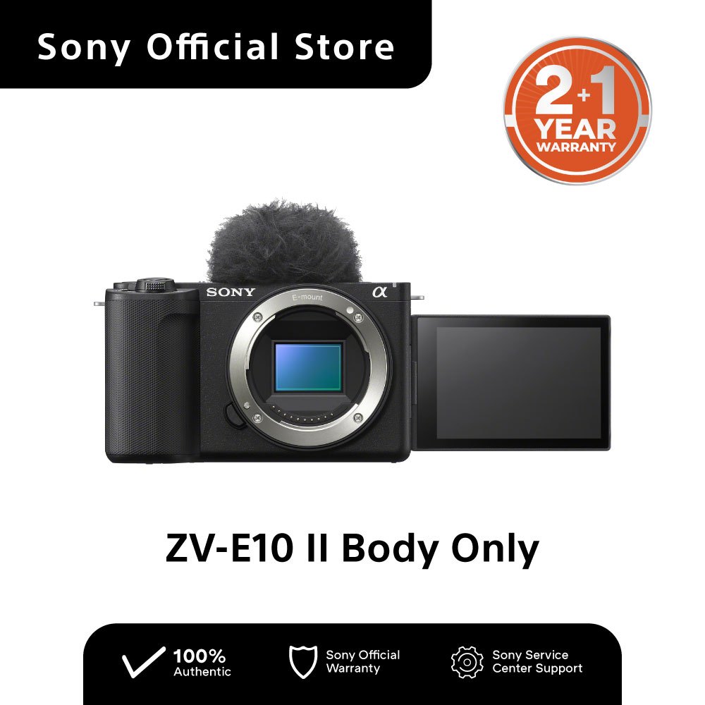 Sony ZV-E10 II interchangeable lens APS-C camera | Shopee Philippines