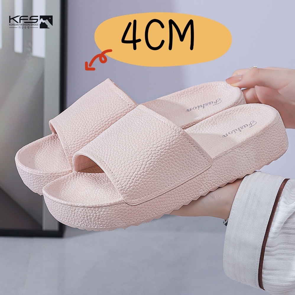 Korean Slippers For Women Trendy Two Strap EVA Unisex Slippers【add 1 ...