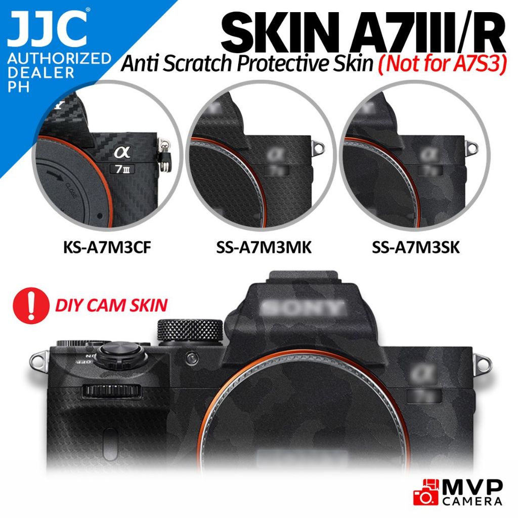 JJC Anti Scratch DIY Install Camera Skin Film Sony A7III A7RIII KS ...