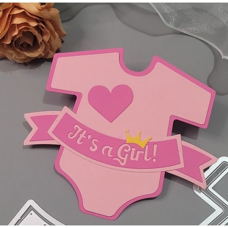 It's A Girl Topper for Gender Reveal, Baby Shower Party Team Boy/ Team ...