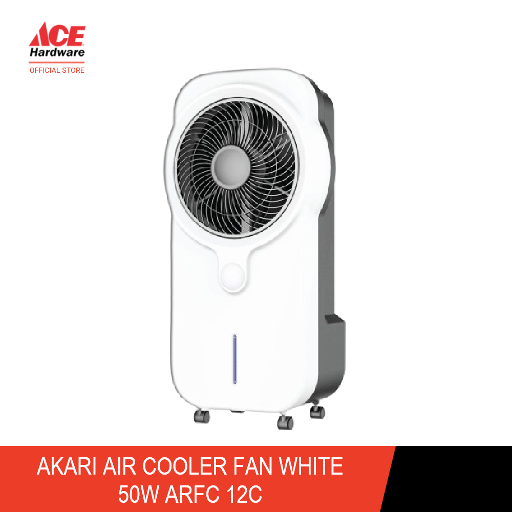 AKARI AIR COOLER FAN WHITE 50W ARFC 12C | Shopee Philippines