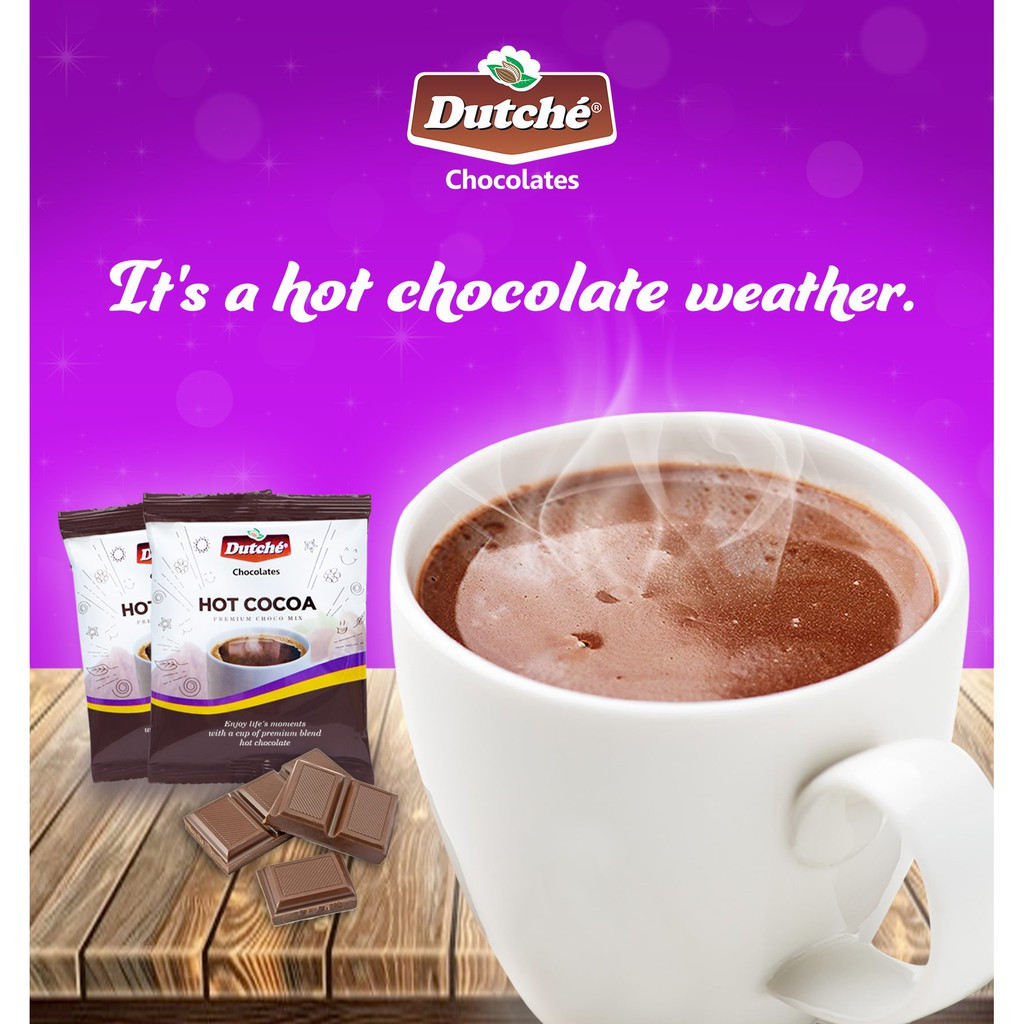 1 Sachet Dutche Chocolates Hot Cocoa Premium Choco Mix | Shopee Philippines