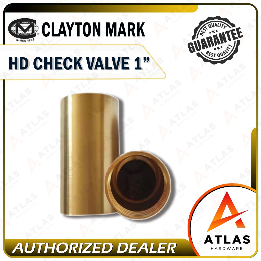 CLAYTON HD CHECK VALVE 1" ATLAS | Shopee Philippines
