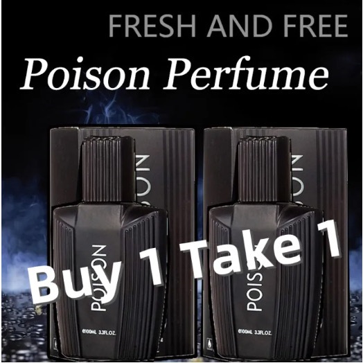 BUY 1 TAKE 1 POISON PERFUME FOR MEN 100 ML | Shopee Philippines