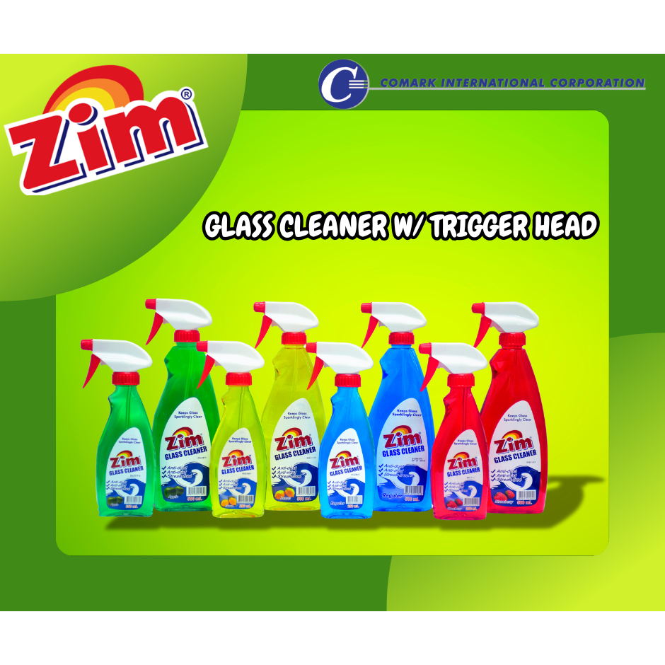 Zim Glass Cleaner refill/with trigger head - 500 ml | Shopee Philippines