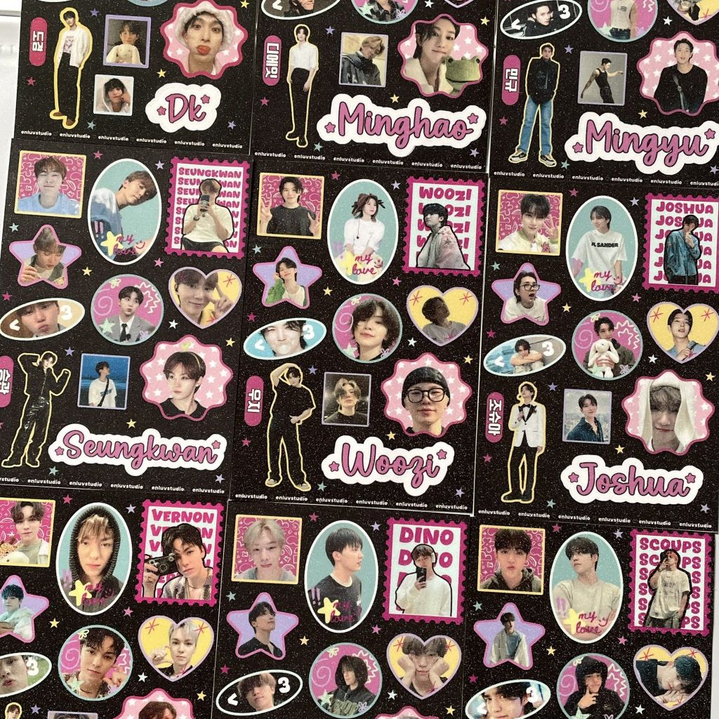 AH! LOVE | SEVENTEEN Sticker Sheet by enluvstudio | Shopee Philippines