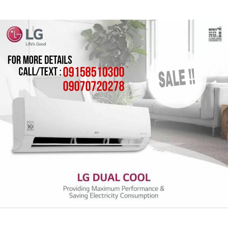 LG 1.5hp Split Type Dual Cool Inverter Aircon | Shopee Philippines
