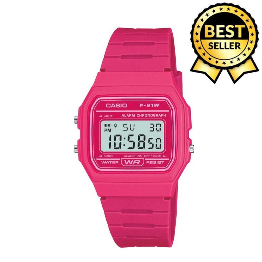 Casio F-91W Digital Classic Resin Strap Digital Sport Watch for Women ...