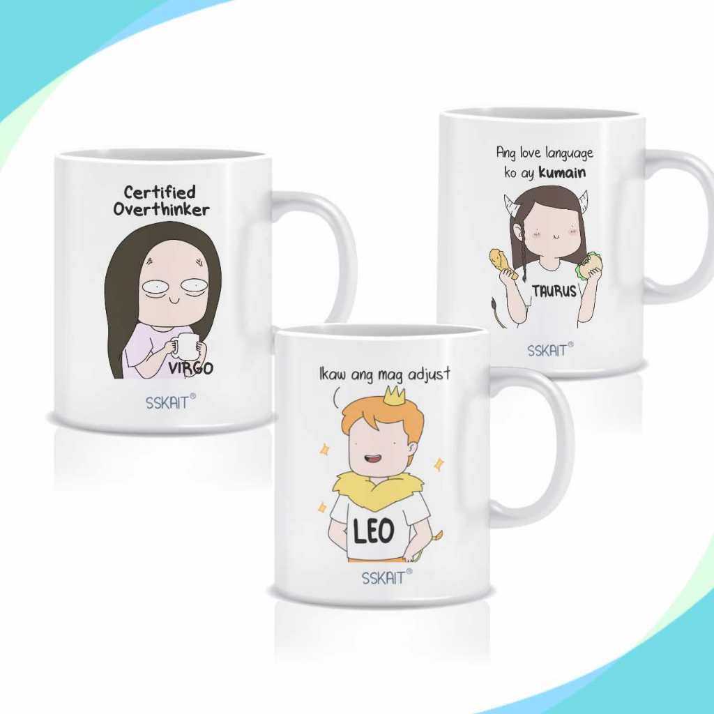 SSKAIT Funny zodiac mood mug | Shopee Philippines