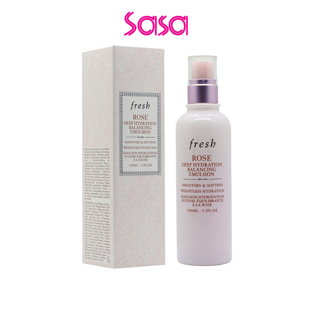 Fresh Rose Deep Hydration Balancing Emulsion (100ml) | Shopee Philippines