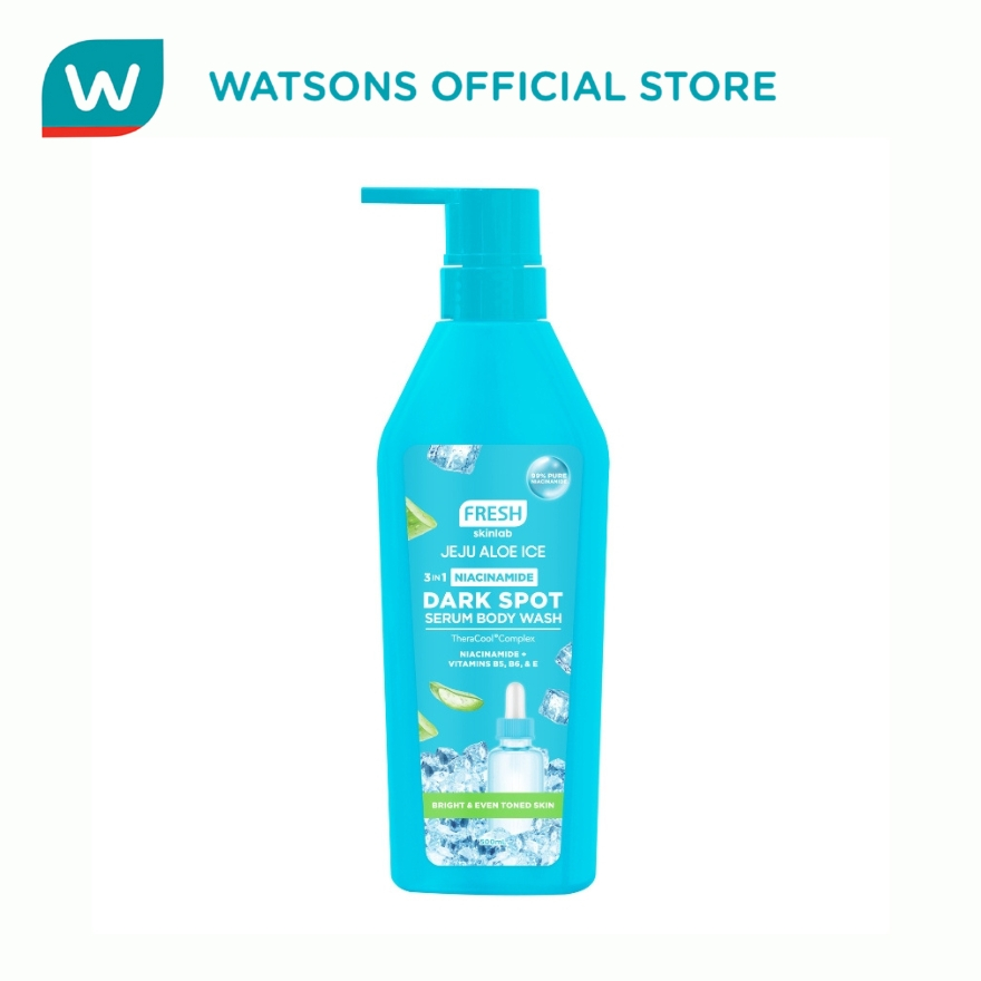 FRESH Skinlab Jeju Aloe Ice 3-in-1 Niacinamide Cooling Serum Body Wash ...