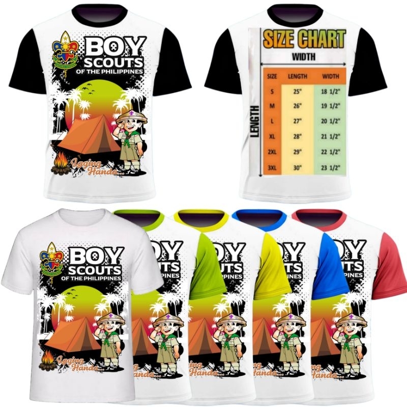 BOY SCOUTS Sublimation Regular T-shirts | Shopee Philippines