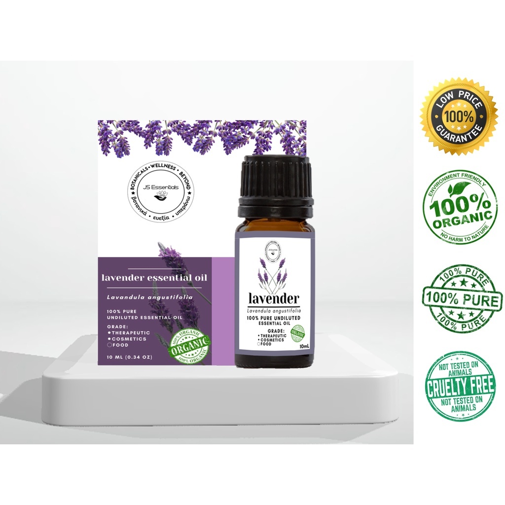 Lavender Essential Oil (100% Pure - Undiluted - Organic - Cosmetics ...