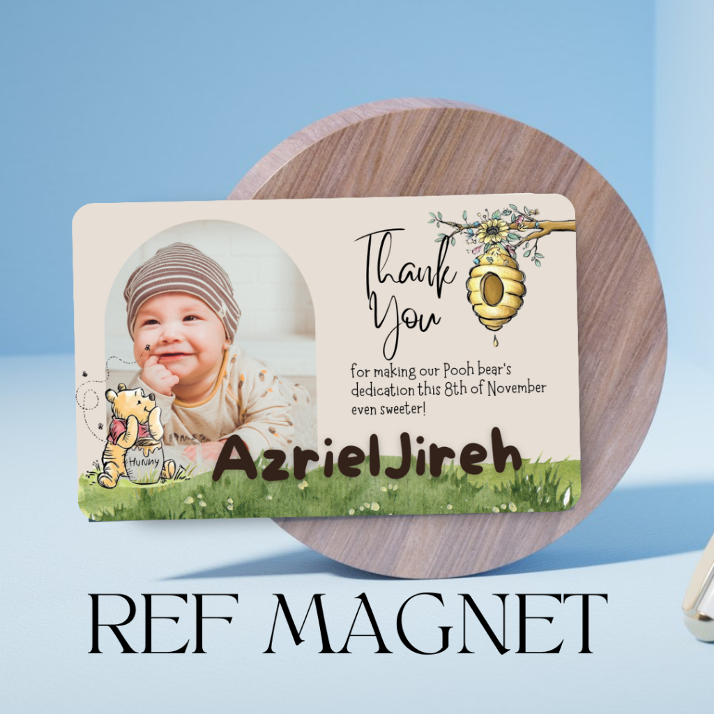 ATM SIZE Ref Magnet Souvenir for Birthday Wedding Debut Dedication ...