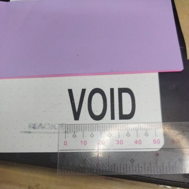 VOID stamp rubber wood | Shopee Philippines