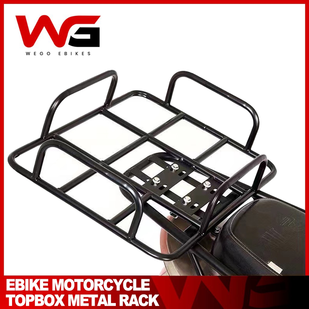 Electric Bike Motorcycle Delivery Rear Rack Large Capacity Delivery Bag ...