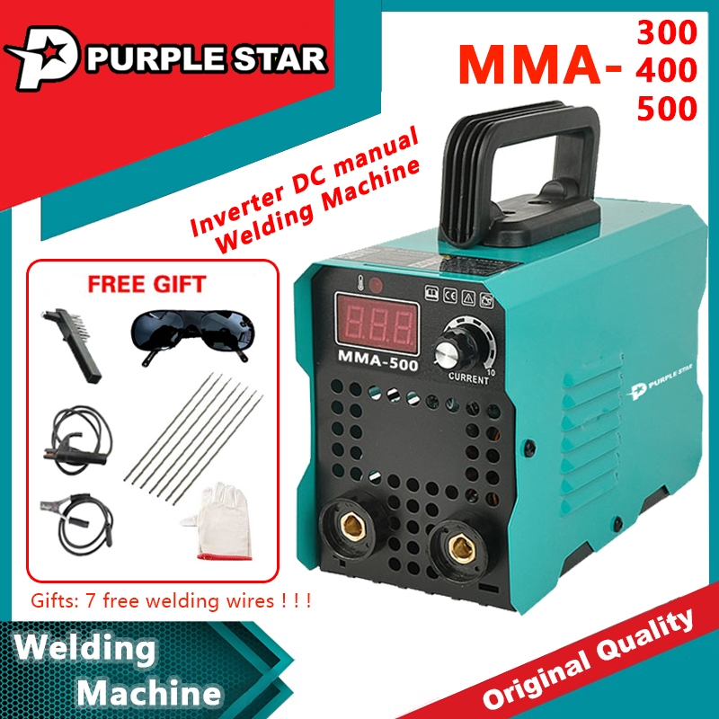 PURPLE STAR MMA-/300/400/500 Inverter Welding Machine Portable IGBT Full Copper Output | Shopee ...