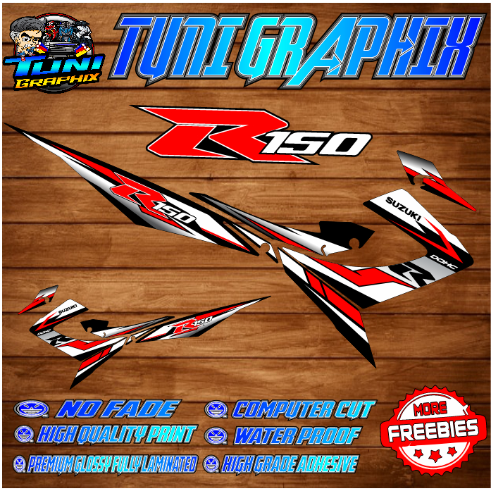 RAIDER 150 CARB REBORN STRIPED STICKER DECALS | Shopee Philippines