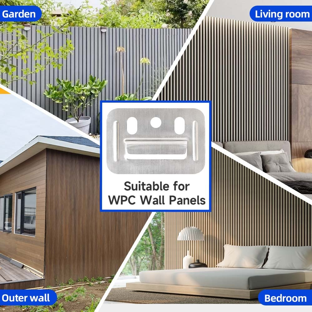 Fluted Wall Panel Solid Wood WPC Fluted panel Clip, indoor & OUTDOOR ...