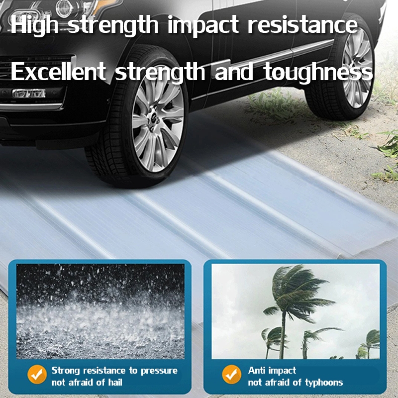 FRP Fiberglass Longspan RIB TYPE FRP daylighting board, sunshade, rain ...