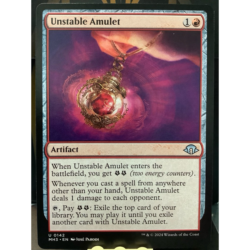 MAGIC: The Gathering - Unstable Amulet (Modern Horizons 3) | Shopee Philippines