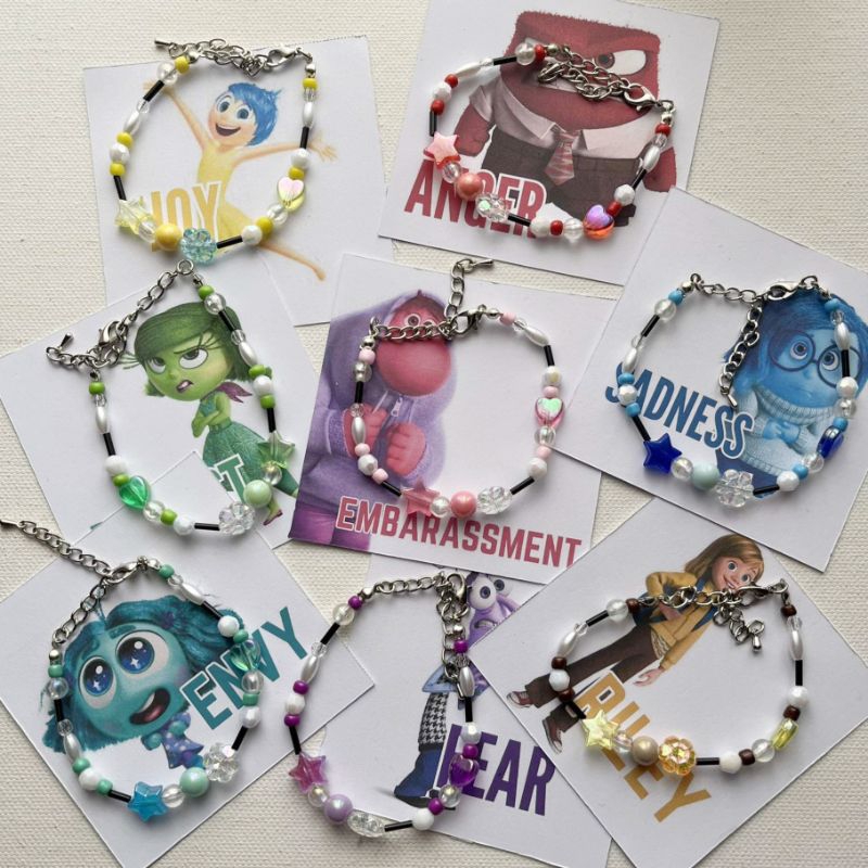 Inside Out Inspired Character bracelet | fayeries.ph ⁠*⁠。 | Shopee ...