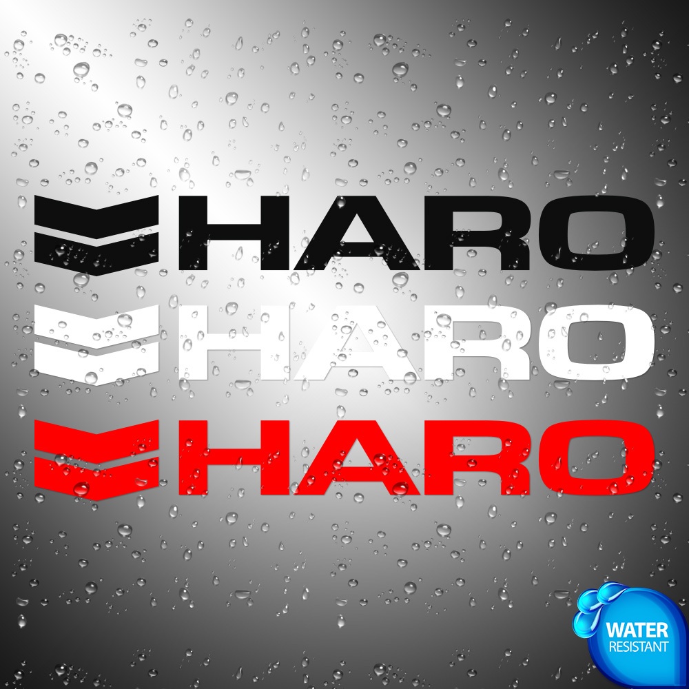 2X Haro Bikes Stickers | Weather proof die-cut logo decals | 8 inches ...