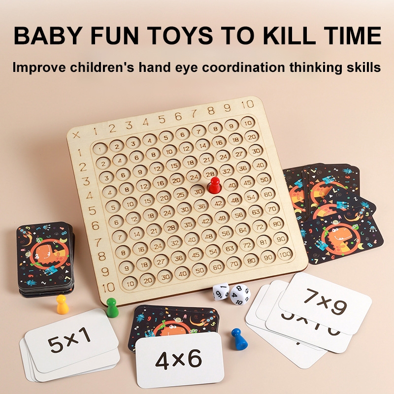 Multiplication Table Numbers Learning Board Game for Children ...