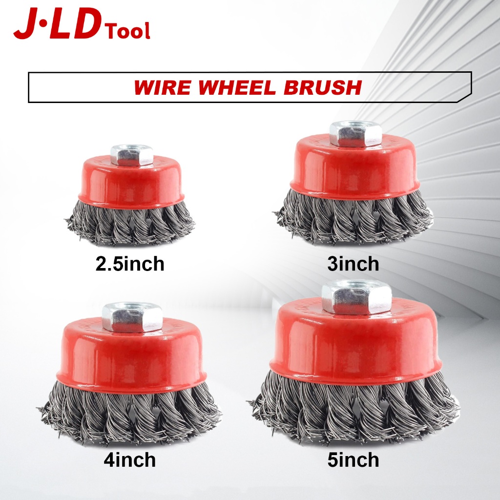 J.LDtools.ph Wire Wheel Brush Cup, Wire Wheel for Angle Grinder, Angle ...