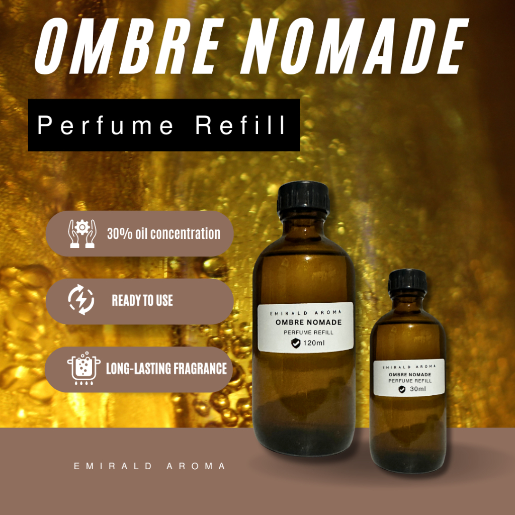 EMIRALD AROMA OMBRE NOMADE UNISEX PERFUME REFILL: Lasting Dupe ...