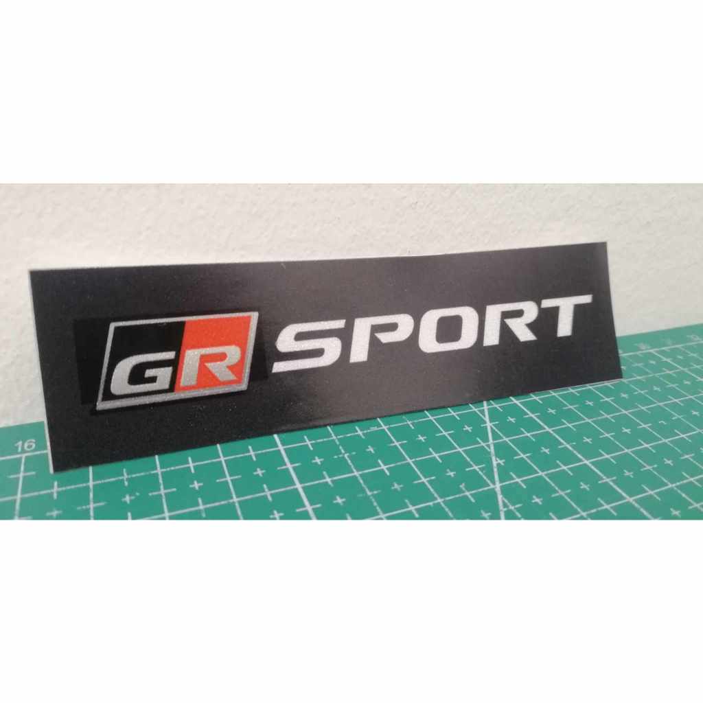 GR sport decal for altis yaris hilux fortuner raize wigo vios corolla ...