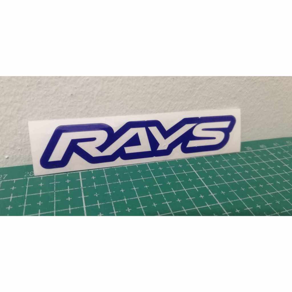 RAYS sticker TE37 Rays Vinyl sticker (SMALL) | Shopee Philippines