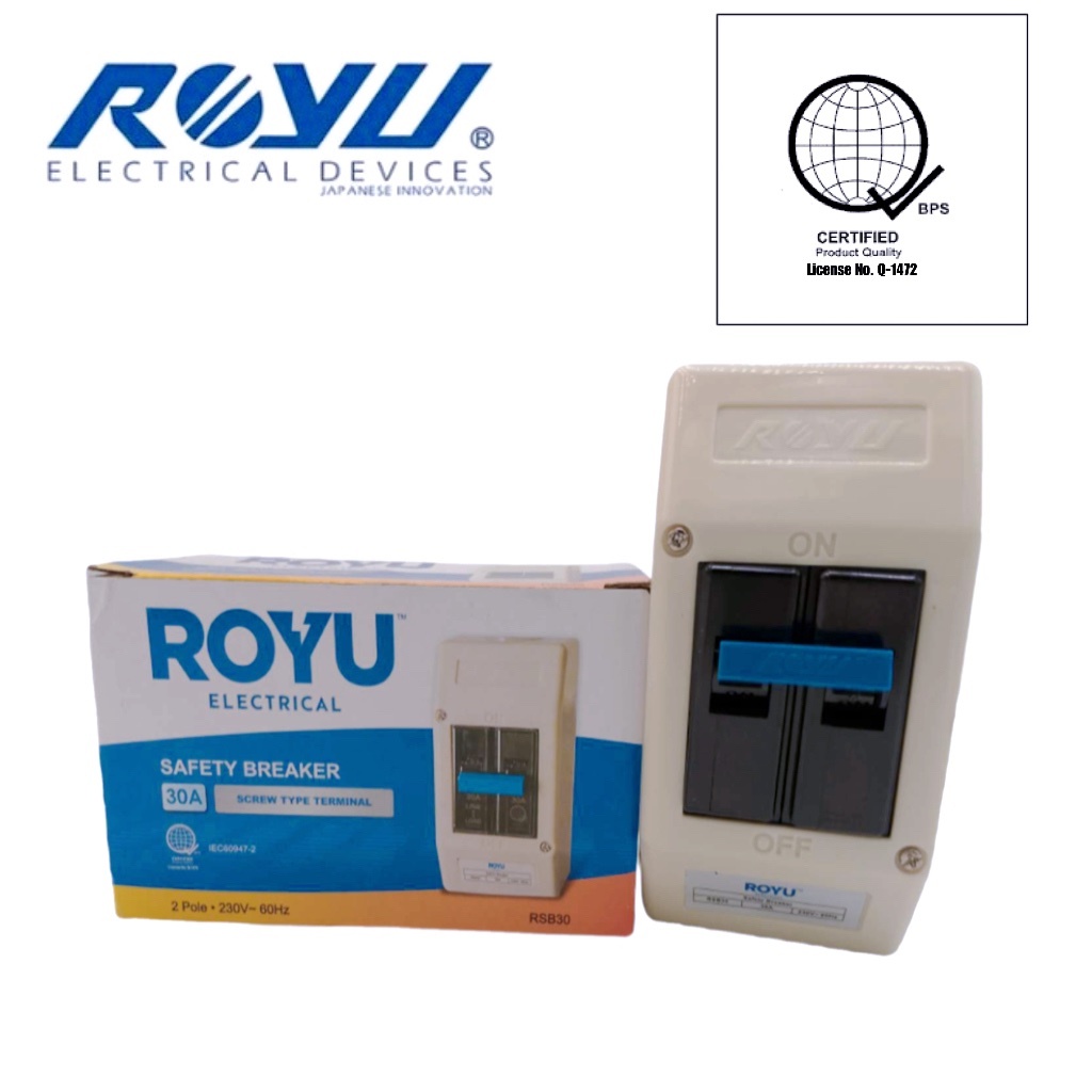 ROYU Breaker / Safety bolt On Breaker with Enclosure Box Case | Shopee ...