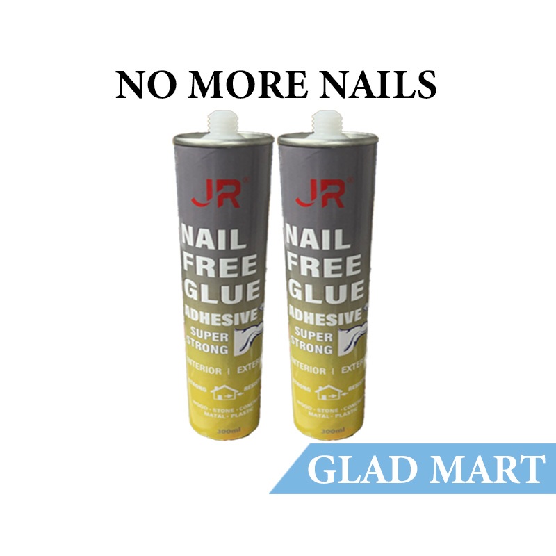 JR No More Nails Grab Adhesive Nail Free Glue 300ml Super Strong for ...