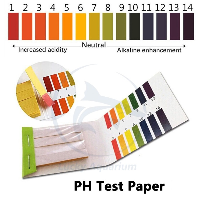 1-14 PH Test strips indicator test strips for aquarium fish tank ...