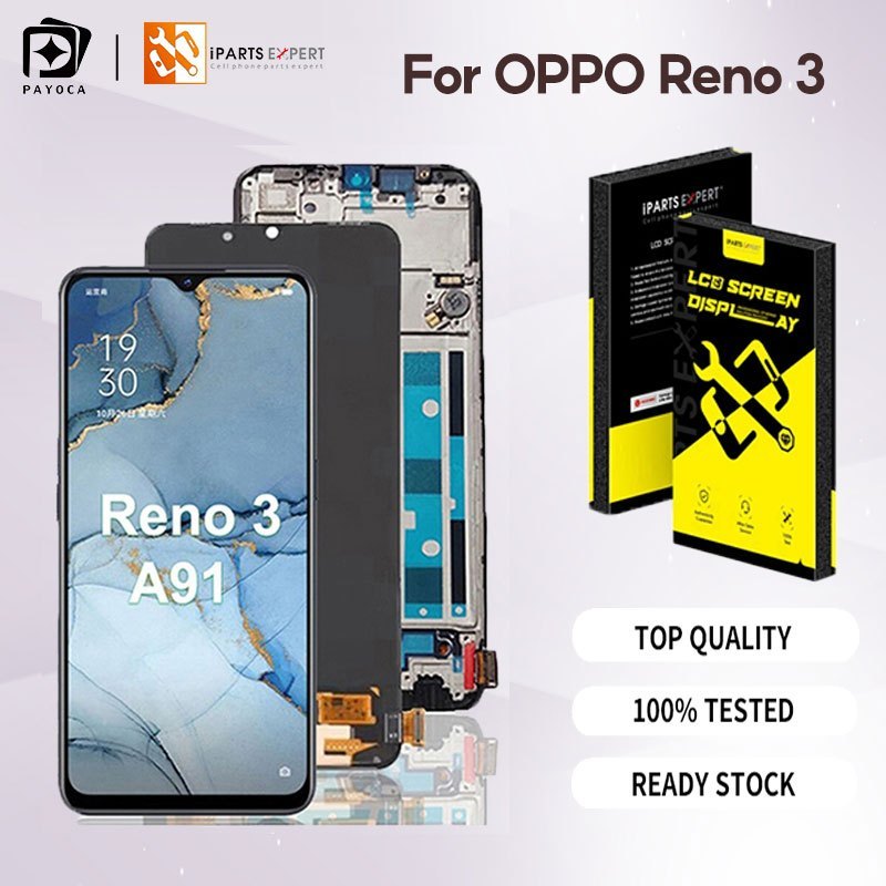 Original LCD AMOLED For Oppo Reno3 Reno 3 LCD CPH2043 Display Touch ...