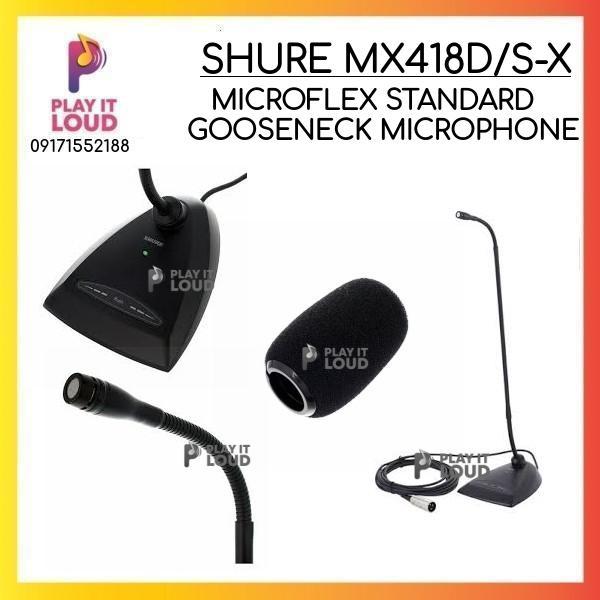 SHURE MX418D/S 18" SUPERCARDIOID GOOSENECK MICROPHONE | Shopee Philippines