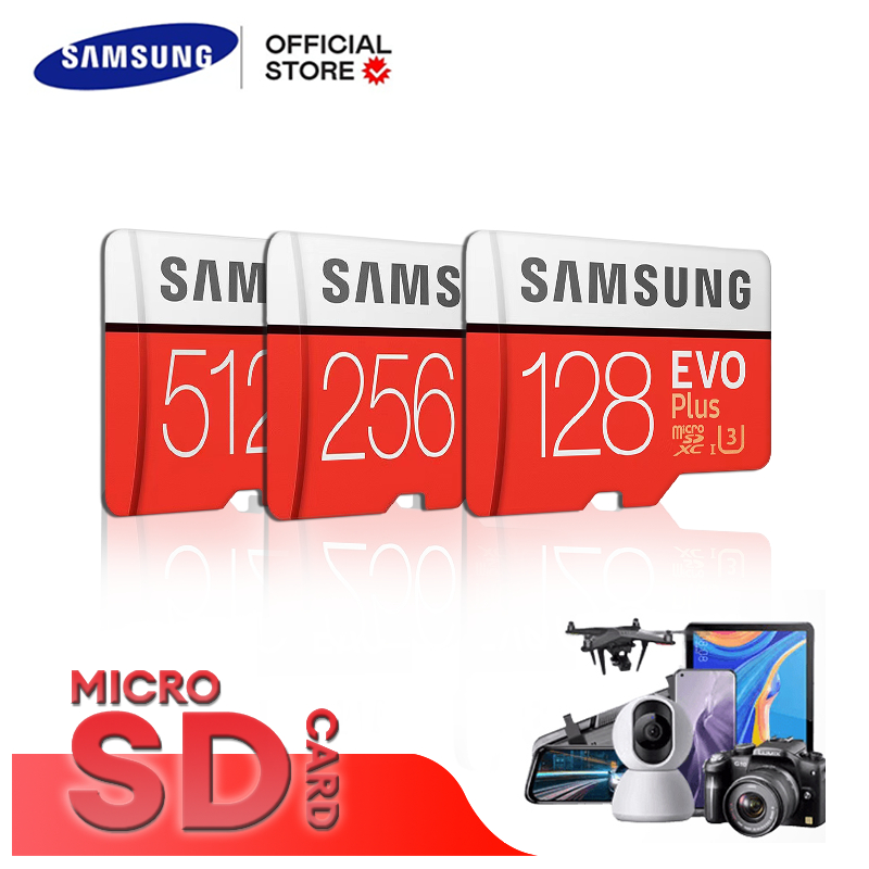 Samsung Evo Plus 1TB 512GB 256GB 128GB Micro SD Card Class 10 UHS-I U3 ...