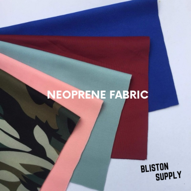 NEOPRENE FABRIC Plain & Printed Colors 60width (SOLD PER YARD) | Shopee ...