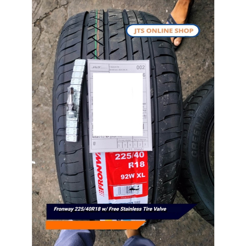 225/40R18 Fronway w/ Free Stainless Tire Valve (PRE-ORDER) | Shopee Philippines