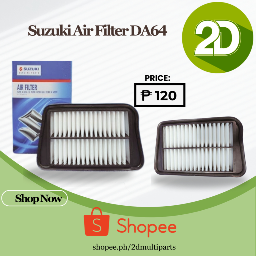 Suzuki Air Filter DA64 | Shopee Philippines