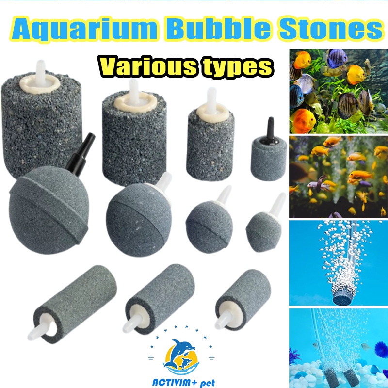 Aquarium Bubble stone Fish Tank cylindrical airstone Oxygen bubble ...