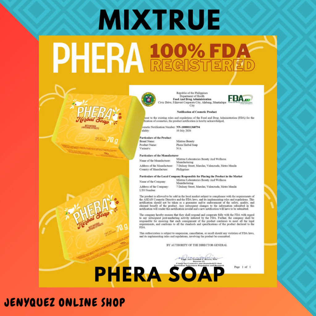 PHERA HERBAL SOAP 70 grams | Shopee Philippines