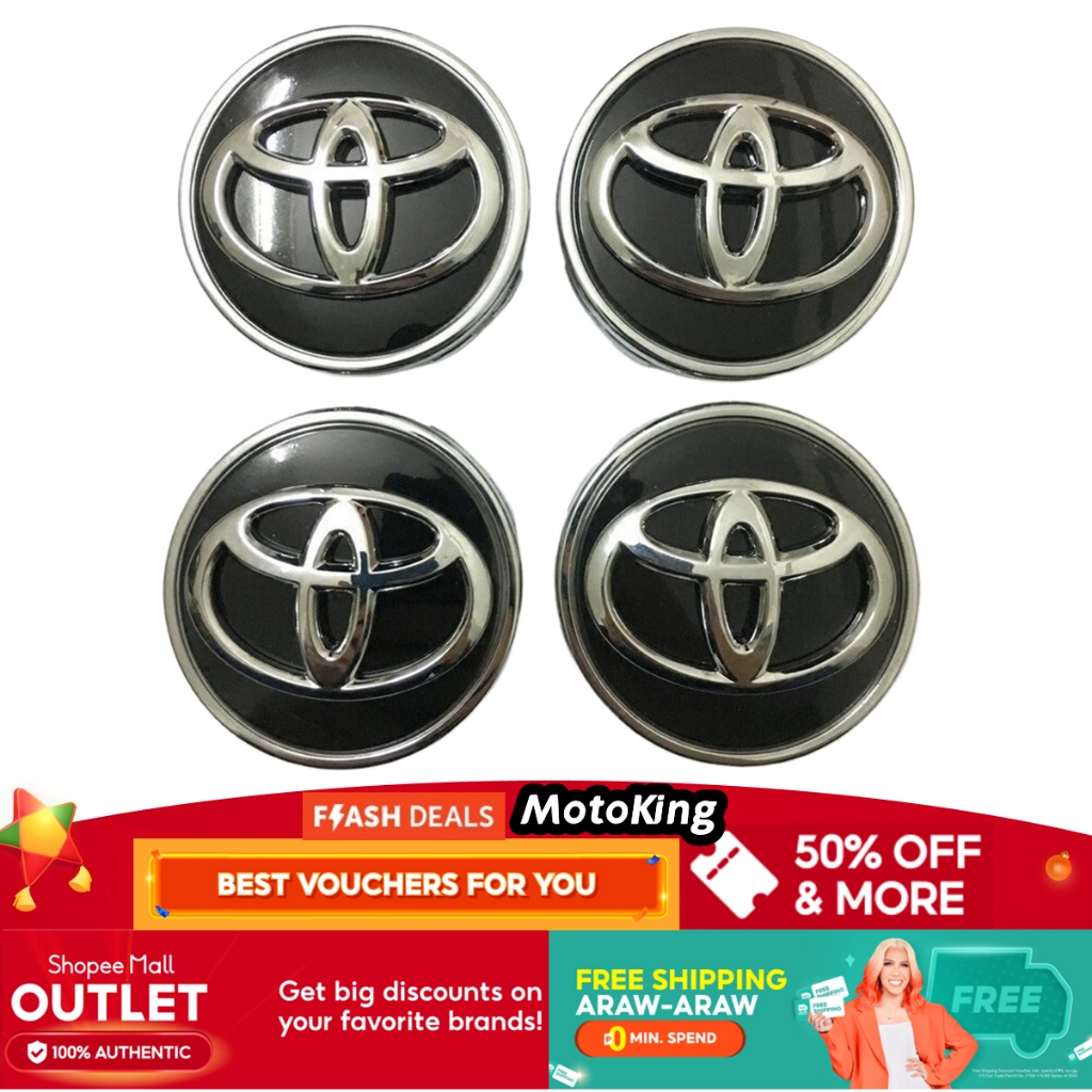 4PCS toyota center cap center wheel cap 60 mm for toyota avanza toyota ...